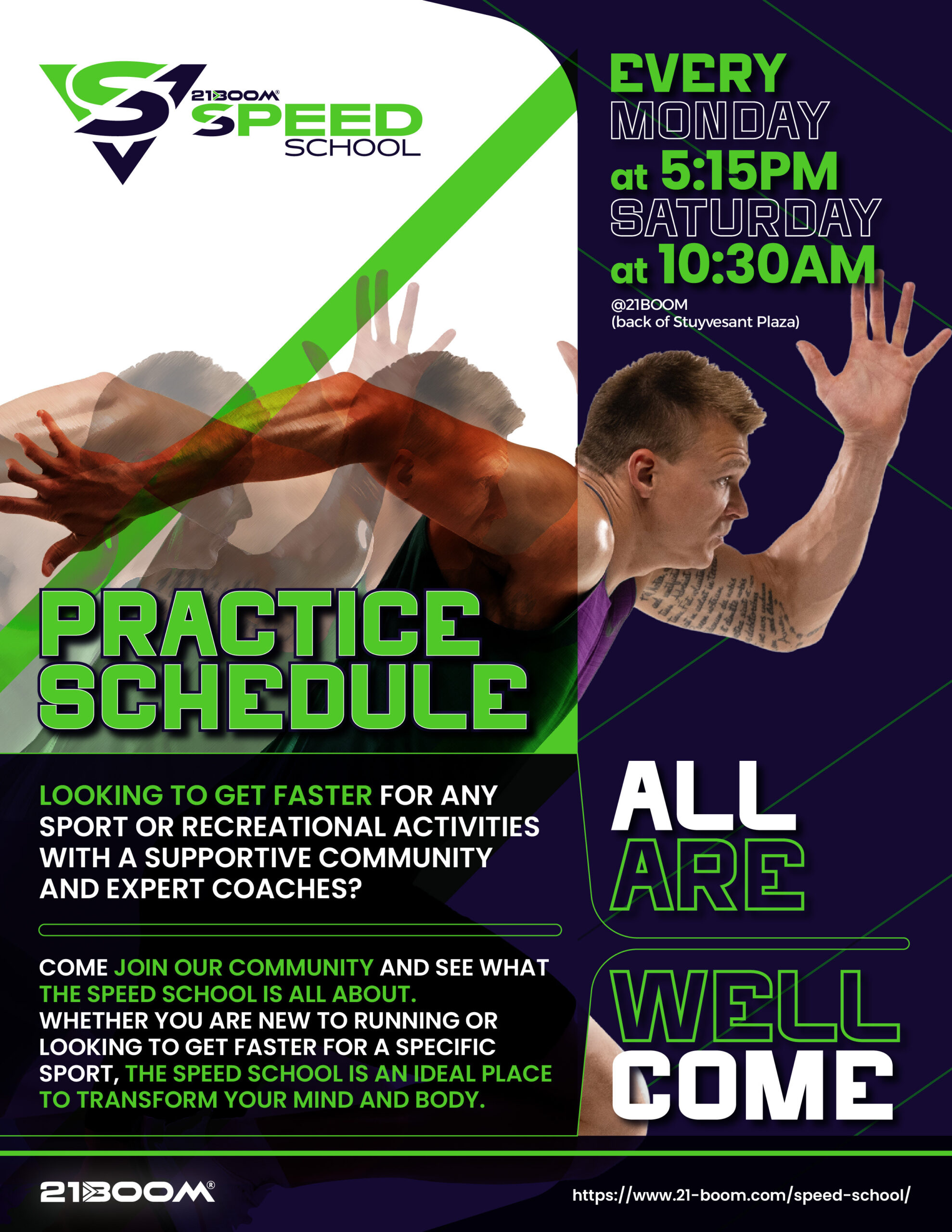 21BOOM Speed School | Comprehensive Speed Development Program Albany NY